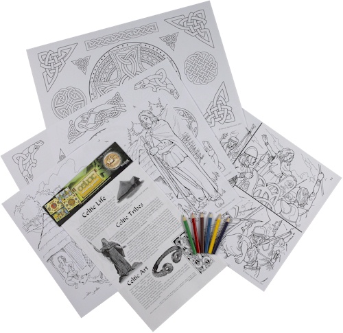 Celtic Educational Colouring Posters – Museum Gift Shop